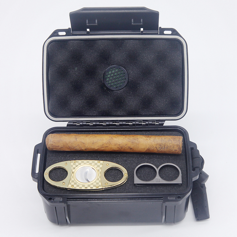 Hard Plastic Travel Cigar Humidor Case Collapsible Cigar Stand with ...