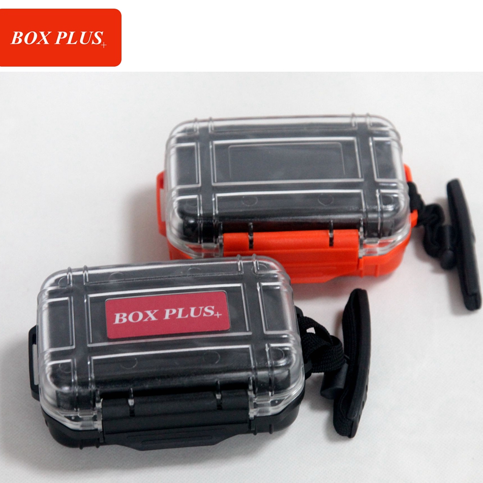 Durable Small Protective Hard Plastic Clear Waterproof Earphone Box ...