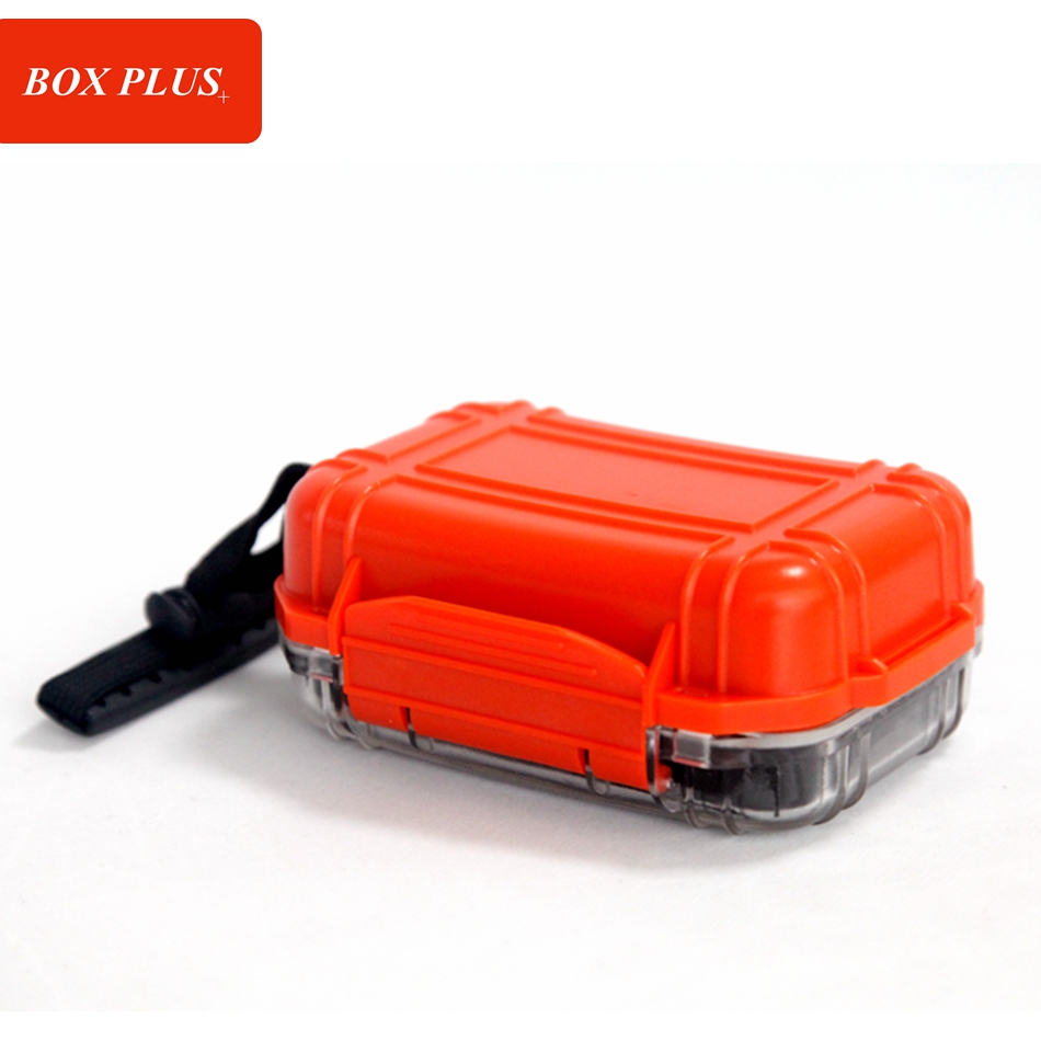 Durable Small Protective Hard Plastic Clear Waterproof Earphone Box ...
