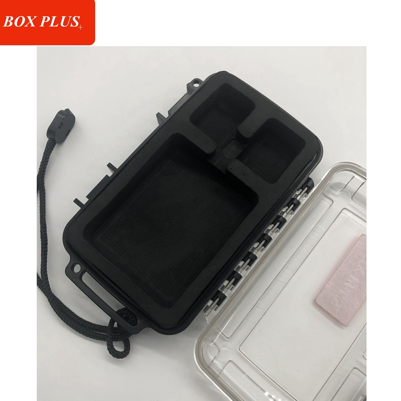 Manufacturer Custom Clear Lid Plastic Earphone Travel Case with Custom ...